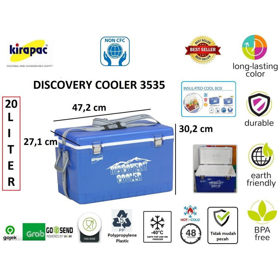 Jual Cooler Box Marina 6s 12s 18s 24s 35s 40 55 72 Liter 5790 5791 5792 ...
