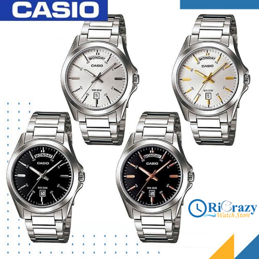 Jual [ PROMO ] Jam Tangan Pria Casio MTP-1370D 1A1 1A2 7A1 7A2 Analog ...
