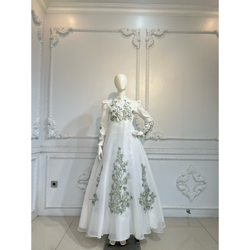 Jual EXCLUSIVE BW ORGANDI FLOWER BLOOM TOSCA TWOTONE | Shopee Indonesia