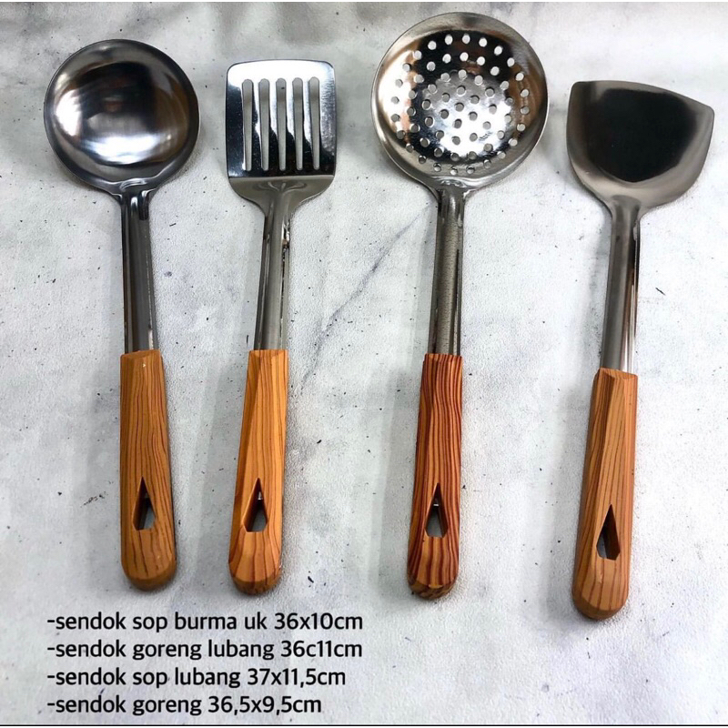 Jual sendok goreng gg burma kayu | Shopee Indonesia