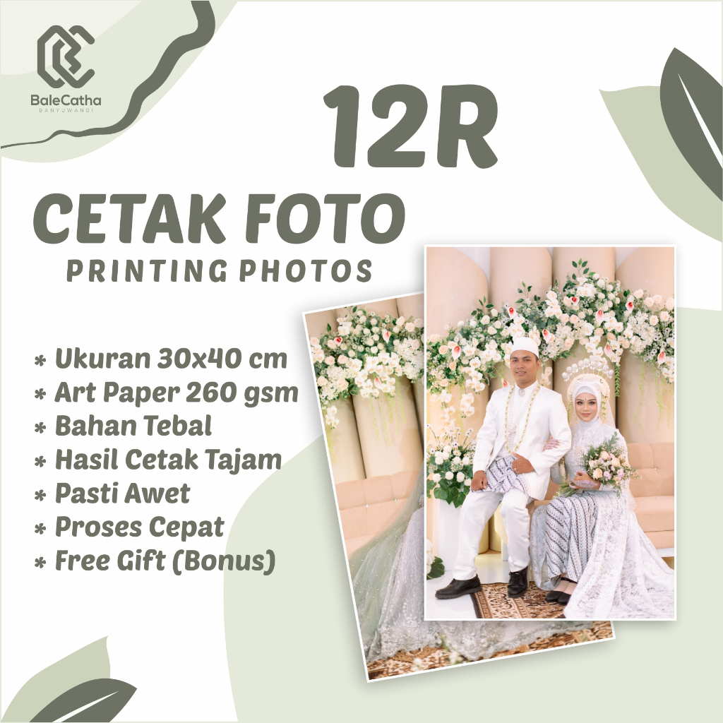 Jual CETAK FOTO 12R & 12Rs | Art Paper & Glossy Paper | WAJIB PACKING | Shopee Indonesia