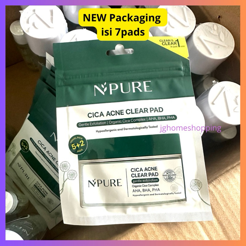 Jual NPURE CICA CLEAR PAD (sachet 5pcs) 4g | Shopee Indonesia