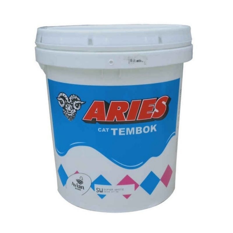 Jual cat tembok putih aries Falcon metrolite avitex pail ember 20 kg ...