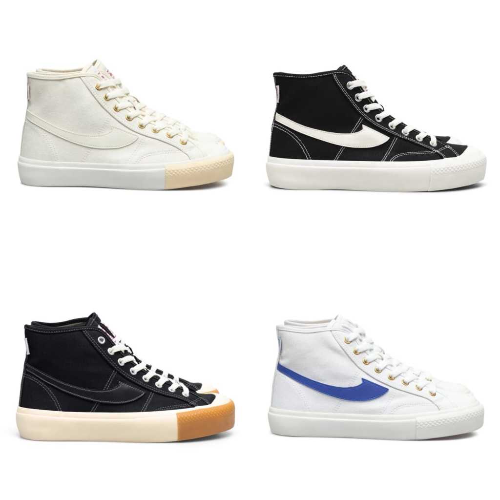 Jual [ORIGINAL 100%] Sepatu Compass Gazelle High Black White / Black ...