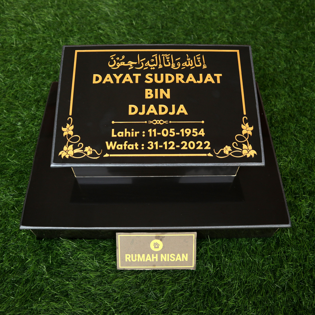 Jual RUMAH NISAN - BATU NISAN MAKAM DEWASA 40x30 KRAMIK/GRANIT | Shopee ...