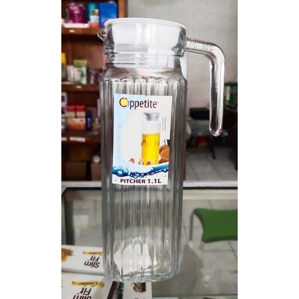 Jual TEMPAT MINUM INFORMA / TEKO KACA / PITCHER KACA 1,1 L | Shopee ...