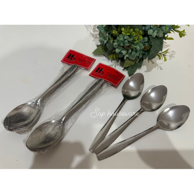 Jual Sendok makan HS isi 1 lusin/sendok stainless/sendok makan murah ...