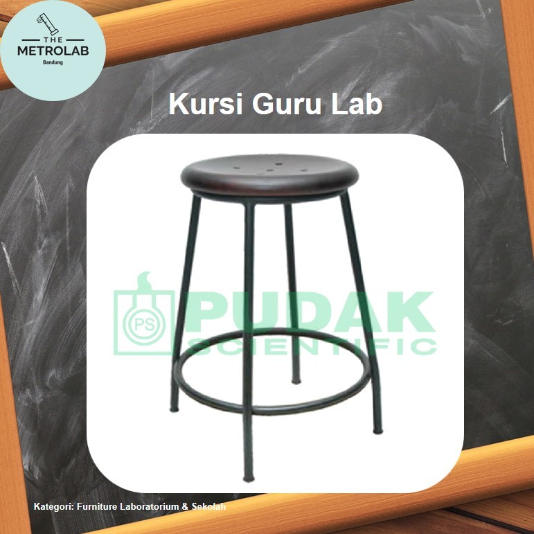 Jual Kursi Guru Lab | Kursi Guru diameter 30 x 64 cm | Shopee Indonesia
