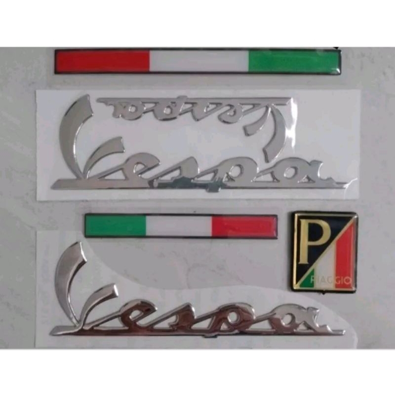 Jual Emblem Tulisan Vespa Buat Uwinfly T3 T3S T3Pro Smooth Zuzu Swap ...
