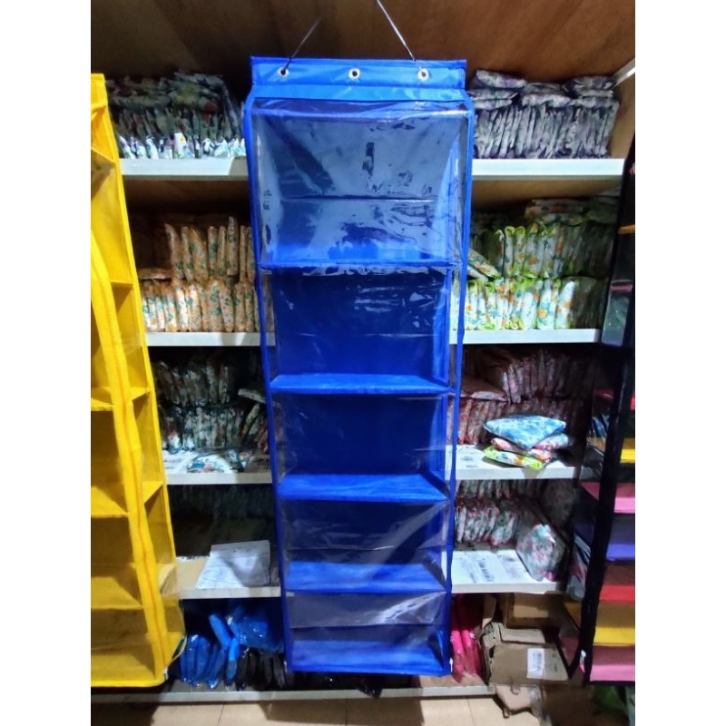 Jual RAK TAS GANTUNG POLOS JUMBO 6SAP PAKAI RITSLETING KANAN KIRI ...