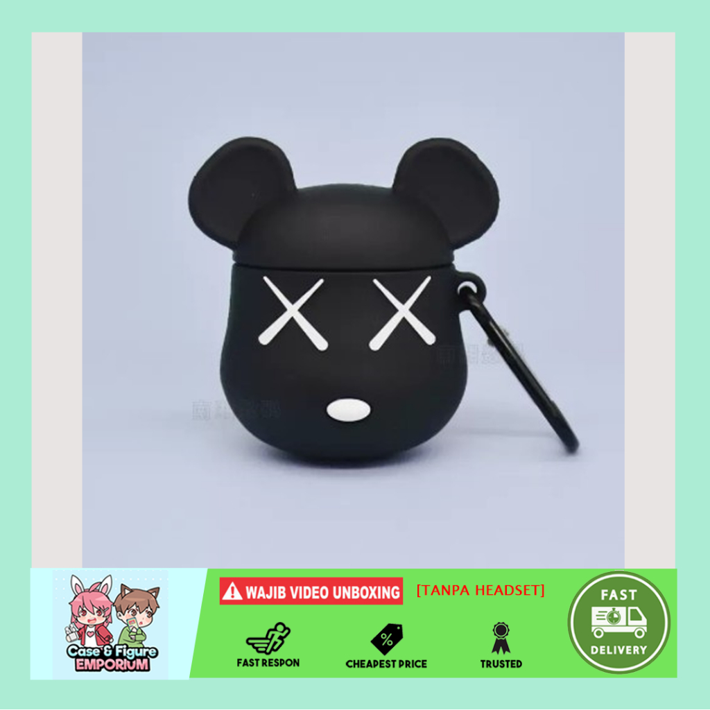 Jual Case Airpods Gen 1 2 3 Pro Model Kaws Karakter Cover Silicone ...