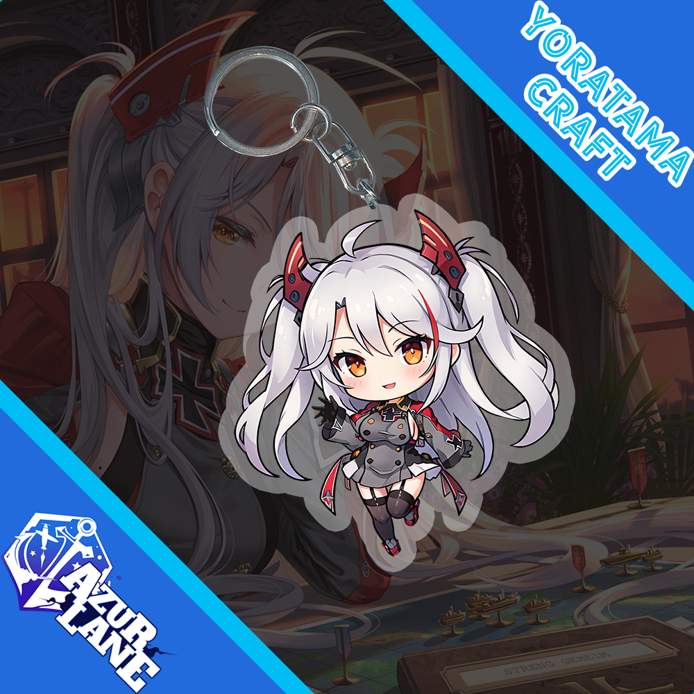 Jual Gantungan Kunci Prinz Eugene Azur Lane, Keychain Anime Lucu ...