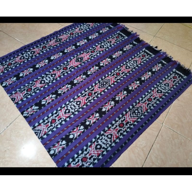 Jual Kain tenun blanket ungu motif manado New motif | Shopee Indonesia
