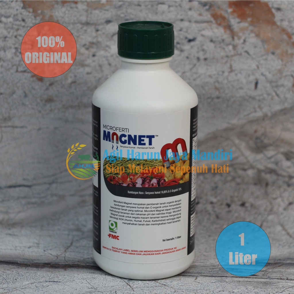 Jual MICRO FERTI MAGNET PUPUK MIKRO 1 LITER FMC PEMBENAH TANAH | Shopee ...
