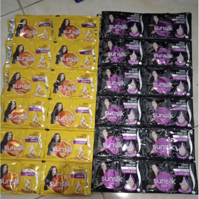 Jual shampoo sunsilk 1renteng isi 24 sachet 9ml | Shopee Indonesia