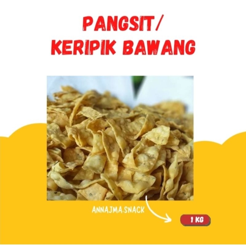 Jual Pangsit/Kripik Bawang 1 kg | Shopee Indonesia