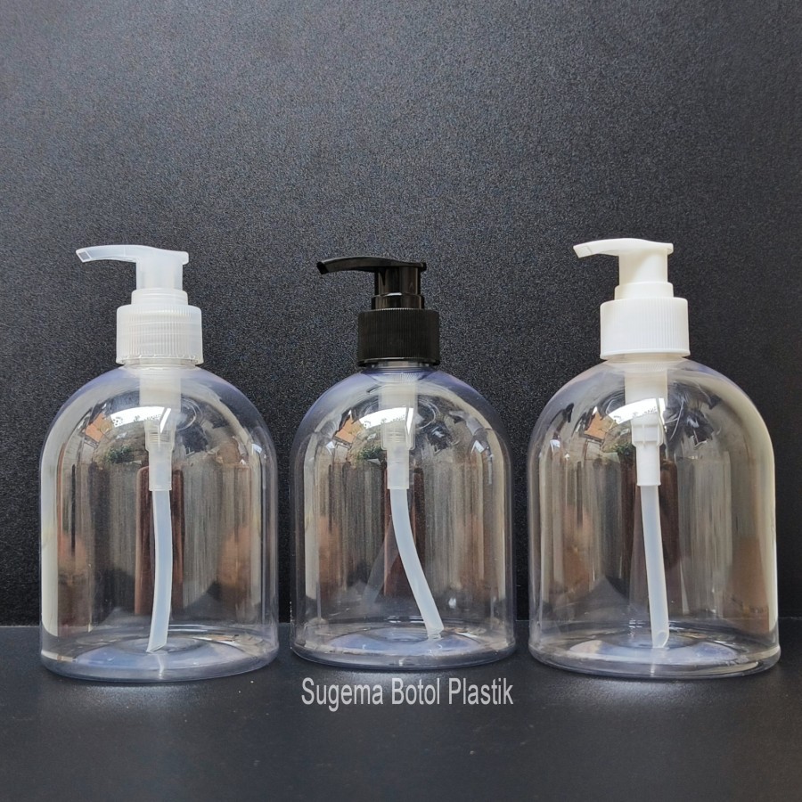 Jual Botol Pump 500 Ml Pet Hand Soap Lotion Sabun 500ml Clear / Botol Pump 500ml Oval Bening ...