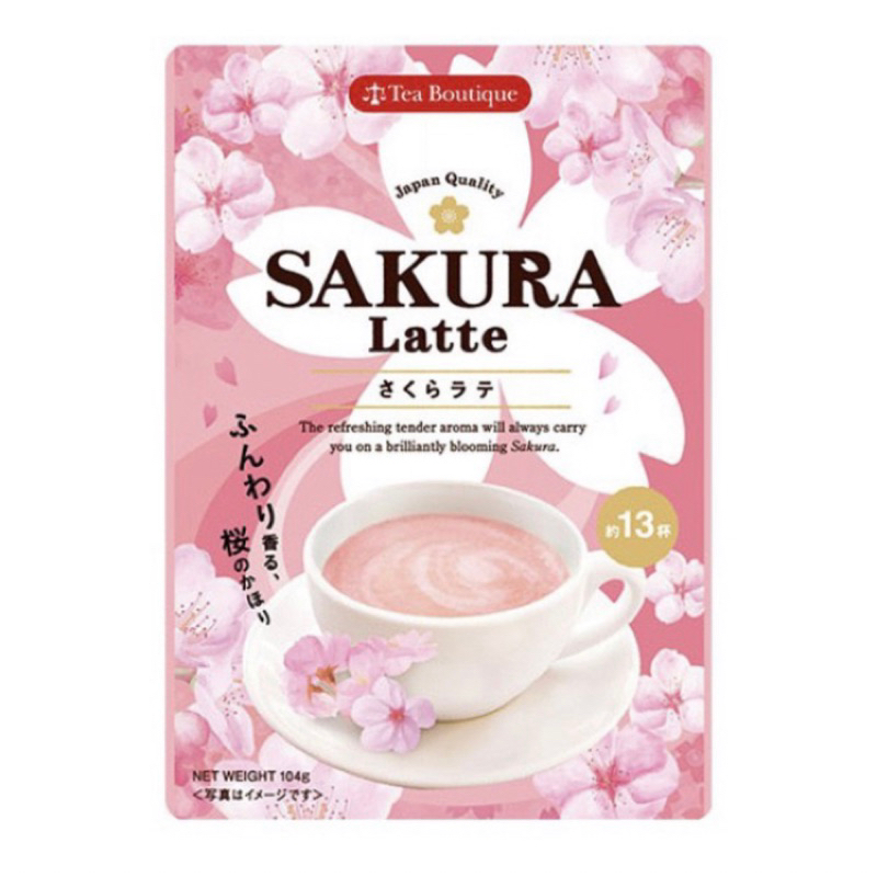 Jual Tea Boutique Japan Quality Instant Sakura Latte 104g | Shopee ...