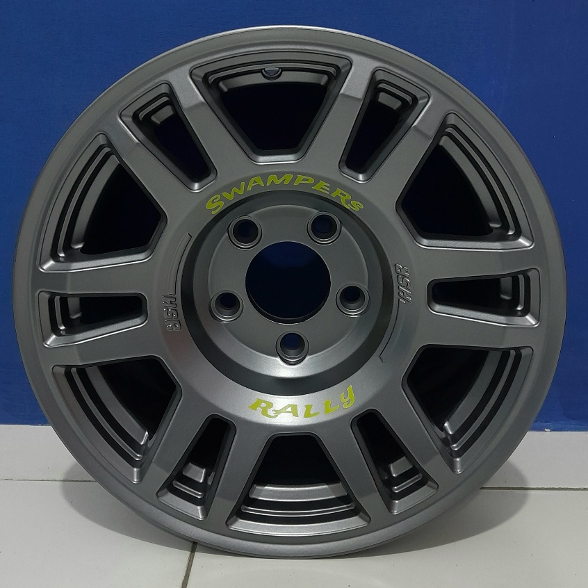 Jual Velg Rally Ring 15 baut 5x114,3 HSR Type Swampers lebar 8 Offset ...