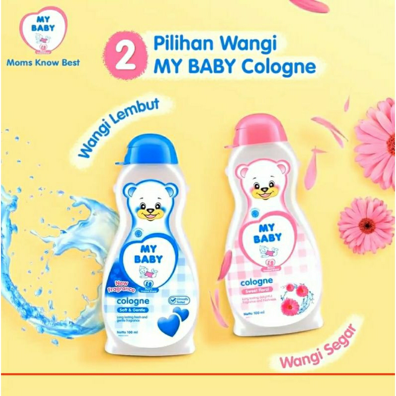 Jual My Baby Cologne Sweet Floral Soft & Gentle cologne 100 ml Parfum ...