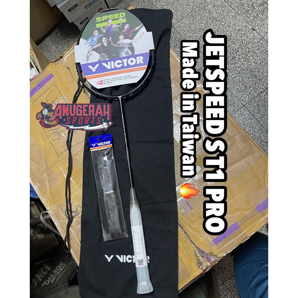 Jual Raket Badminton VICTOR JETSPEED S T1Pro / JS-T1PRO ORIGINAL | Shopee Indonesia