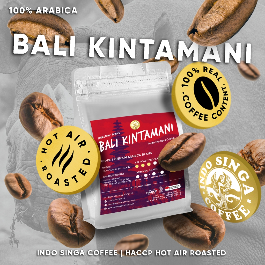 Jual Kopi Bali Kintamani Kopi Indo Singa Arabica | Biji kopi atau bubuk ...