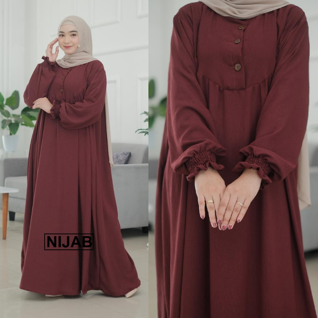 Jual GAMIS GAZELLE BARU LD 140 JUMBO BUSUI KANCING AKTIF PREMIUM MEWAH ...