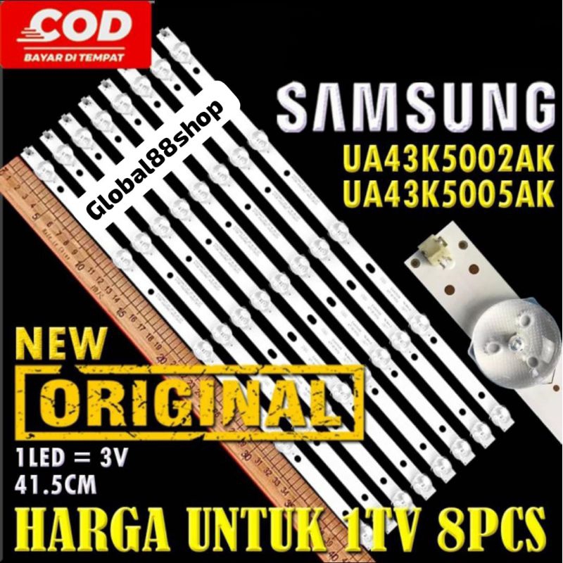 Jual BACKLIGHT TV SAMSUNG 43 INC UA43K5002AK UA43K5005AK UA43K5002 UA43K5005 AK LAMPU BL LED 5K ...