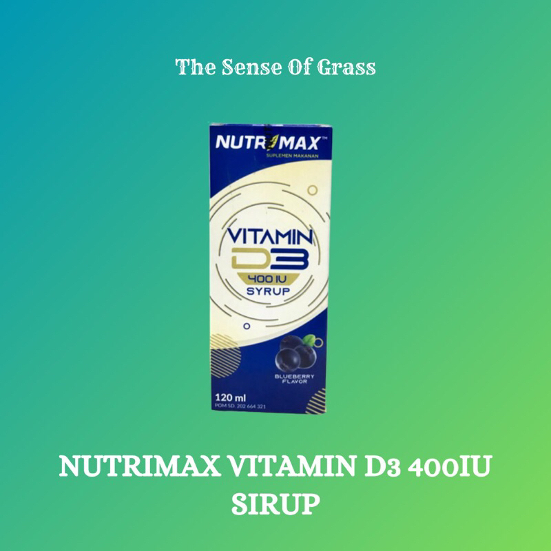 Jual Nutrimax Vitamin D3 400iu Sirup | Shopee Indonesia