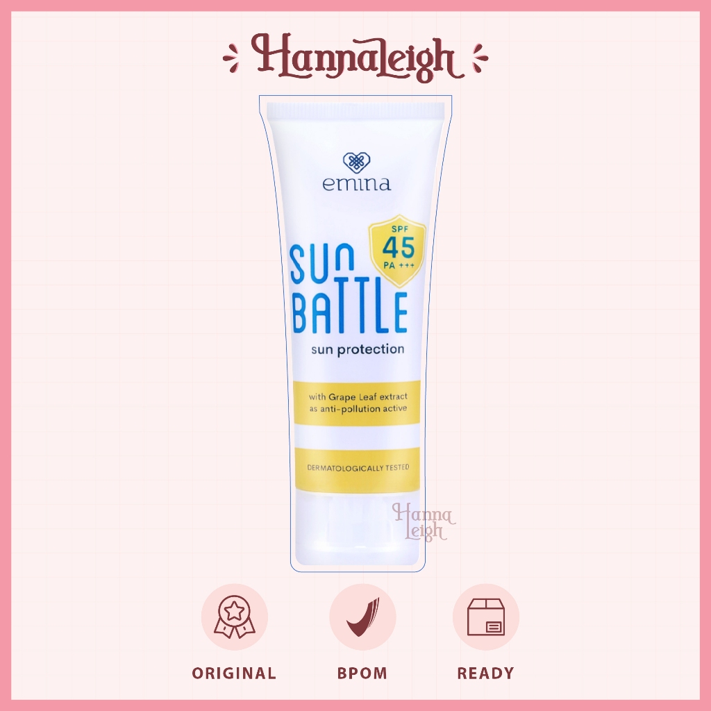 Jual EMINA - Sun Battle SPF 45 PA+++ | Shopee Indonesia
