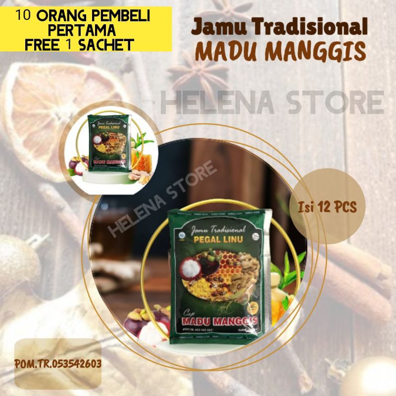 Jual Jamu Tradisiona Pegal Linu Madu Manggis isi 12 pcs | Shopee Indonesia