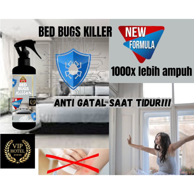Jual Disc Bed Bugs Killer 250Ml Anti Gatal Pada Kasur/Sofa Parfum Hotel ...