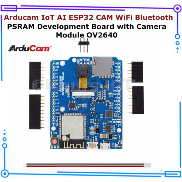 Jual Arducam Iotai Esp32 Cam Wifi Bluetooth Psram With Camera Module Ov2640 Limited Shopee 9654