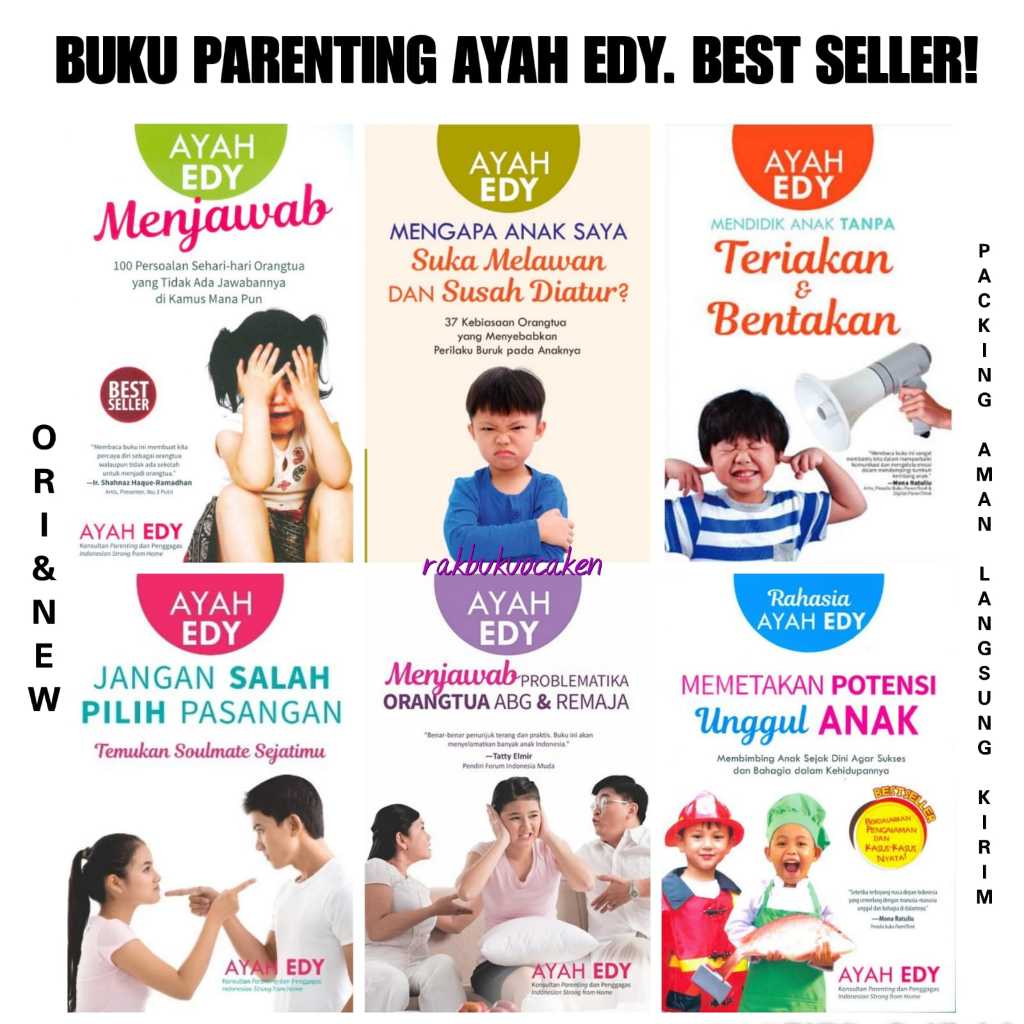 Jual Buku Parenting Ayah Edy: Ayah Edy Menjawab / Memetakan Potensi ...