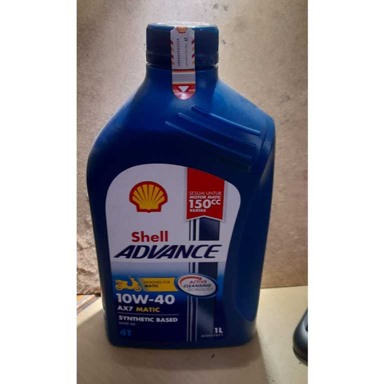 Jual Oli Shell Advance AX7 Matic 10W-40 (1ltr) - Kurnia Jaya Jakarta ...