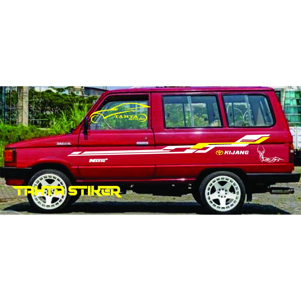 Jual Promo Stiker Mobil toyota Kijang Super kijang lgx kijang krisna ...