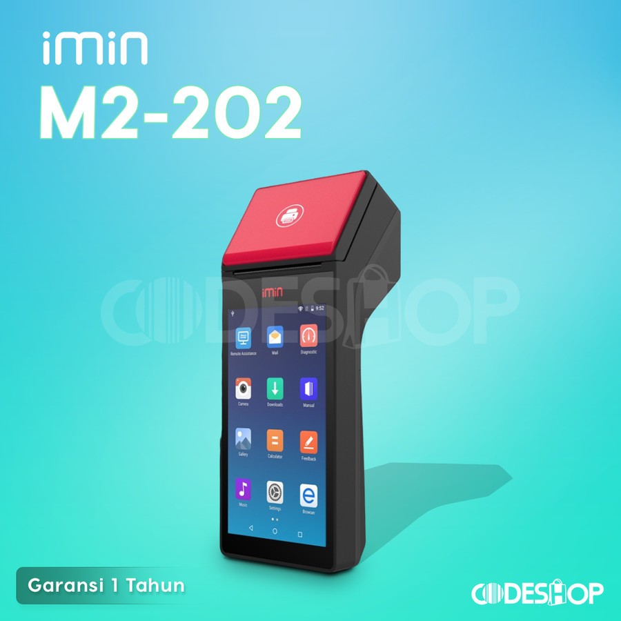 Jual Mesin Kasir iMin M2-202 Android All in One POS System Portable | Shopee Indonesia