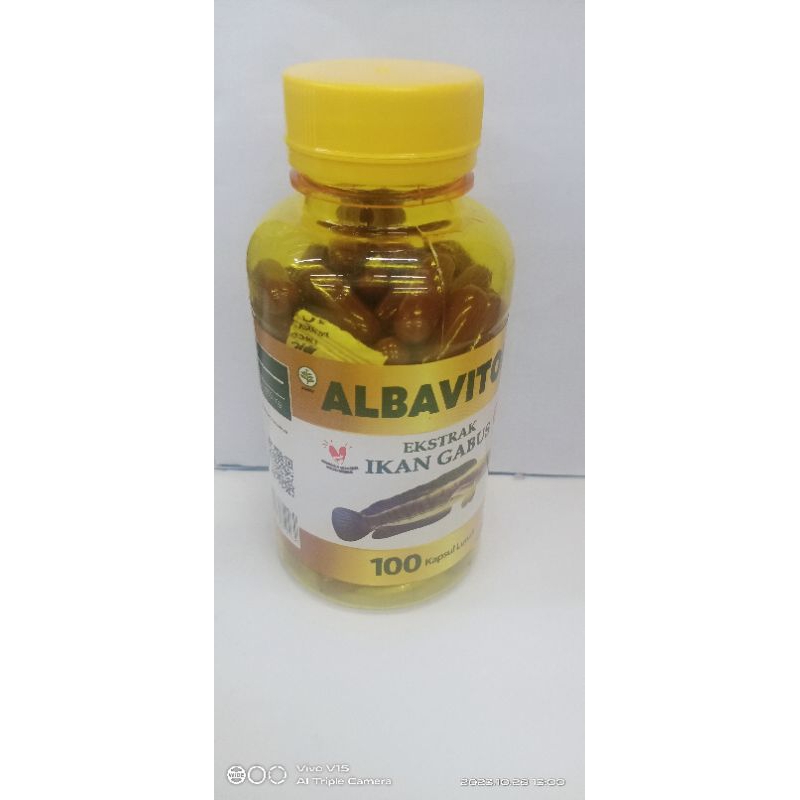 Jual Ulti pride Albaviton Extra ikam gabus isi 100 sofgel | Shopee ...