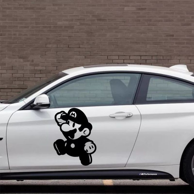 Jual stiker mobil anime stiker game mario stiker mobil lucu stiker ...