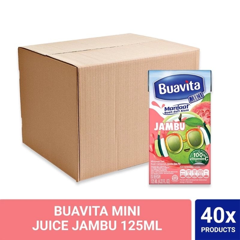 Jual Buavita Mini 125 ml isi 40 1 dus | Shopee Indonesia
