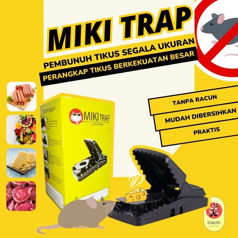 Jual Alat Perangkap Tikus Jebakan Tikus Model Jepit Miki Trap | Shopee ...