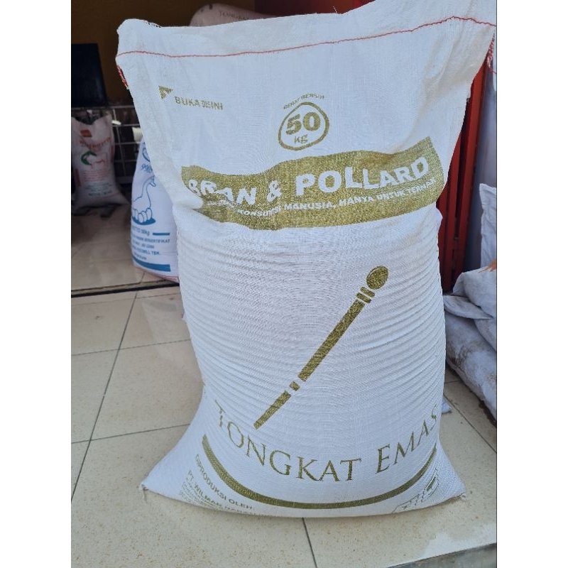 Jual Bran Pollard Gandum Cap Tongkat Emas | Shopee Indonesia