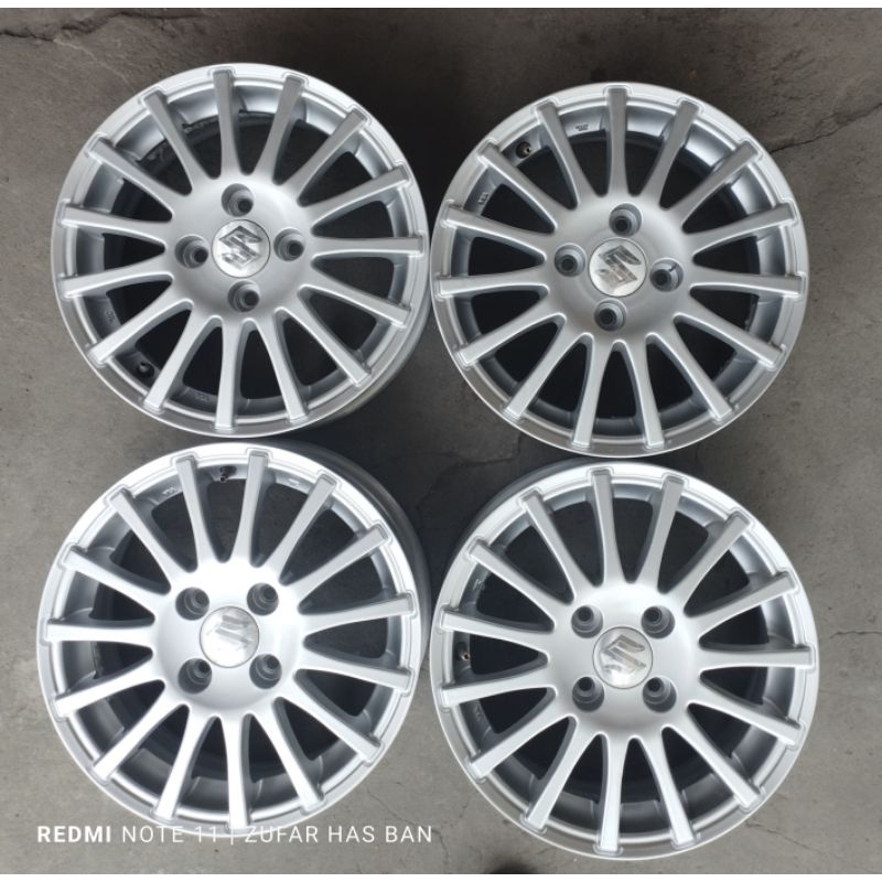 Jual Velg Mobil OEM Suzuki Karimun Wagon R GS Dilago R14 Pcd 4x100 Agya Ayla Calya Sigra Brio ...