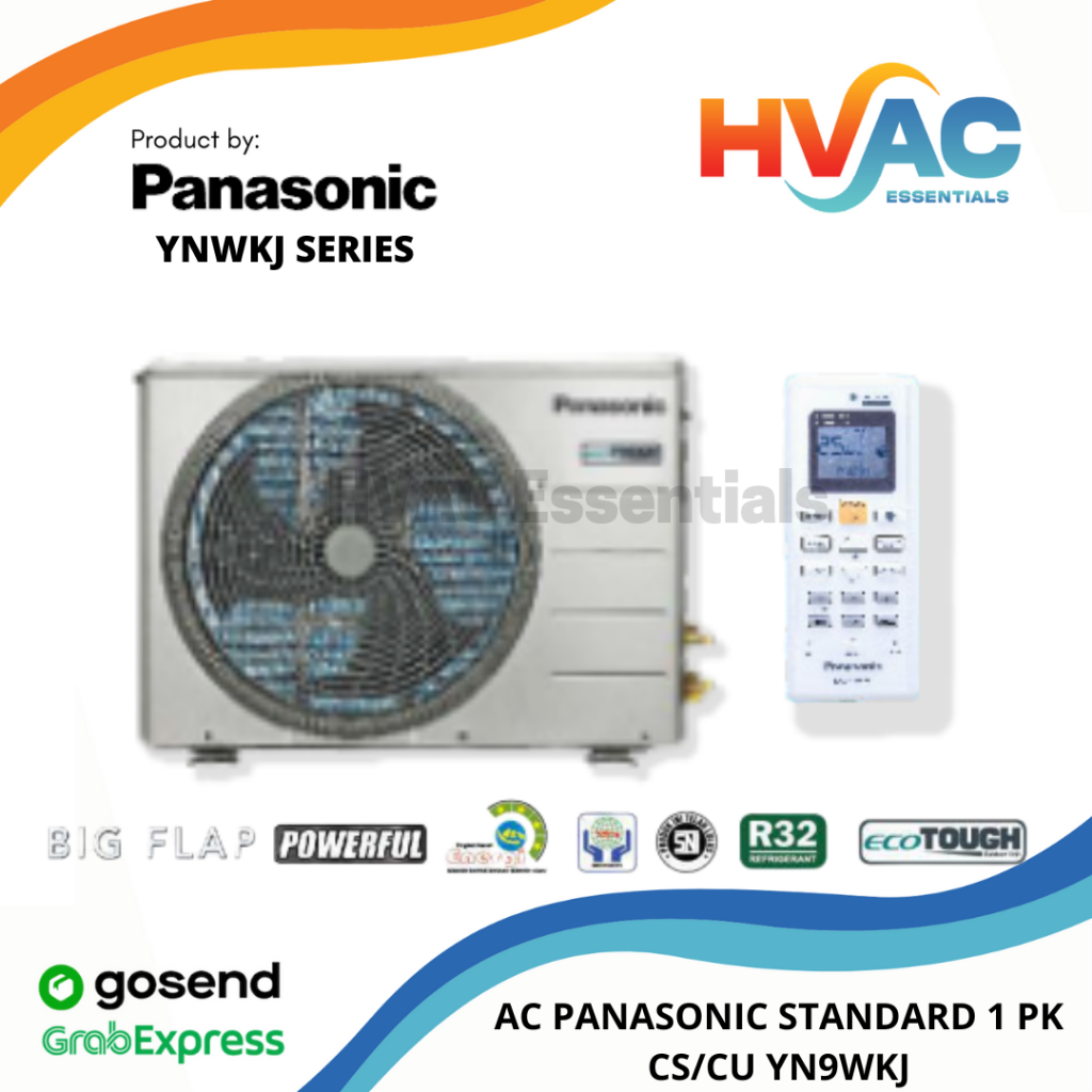 Jual AC PANASONIC STANDARD 1 PK CS/CU YN9WKJ | R32 | Shopee Indonesia