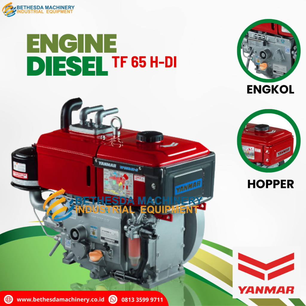 Jual Mesin Penggerak / Diesel Engine 6.5 Hp / 6.5 Pk YANMAR TF 65 H-di | Shopee Indonesia