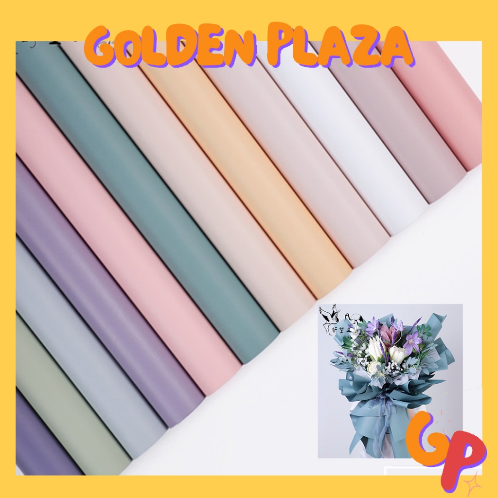 Jual Kertas Buket Bunga Flower Wrapping Paper Polos Cellophane ...