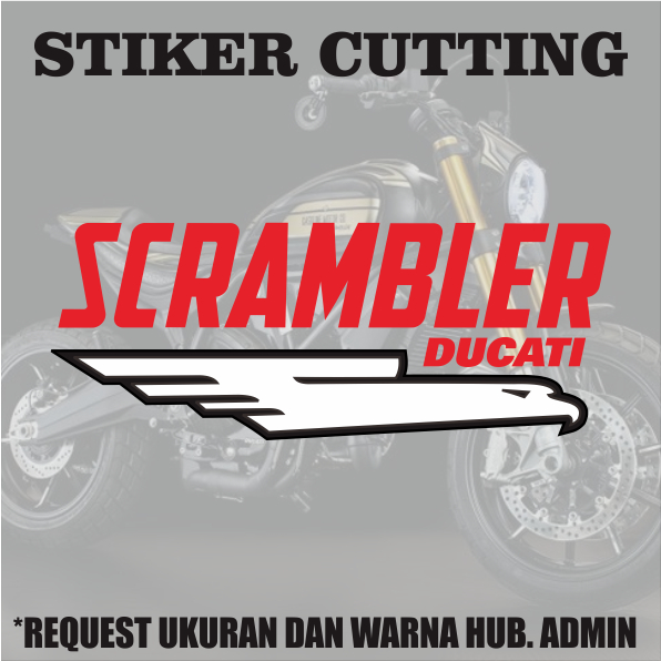 Jual Stiker Cutting Scrambler Ducati / Sticker Cutting | Shopee Indonesia
