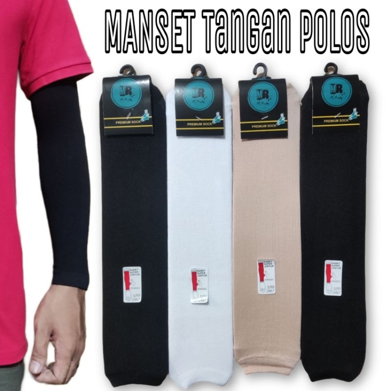 Jual MANSET TANGAN HITAM POLOS/HANDSOCK HITAM POLOS PRIA-WANITA/MANSET ...
