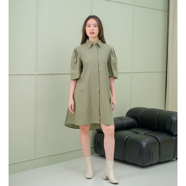 Jual Asiro Eginia Linen Dress Wanita | Shopee Indonesia