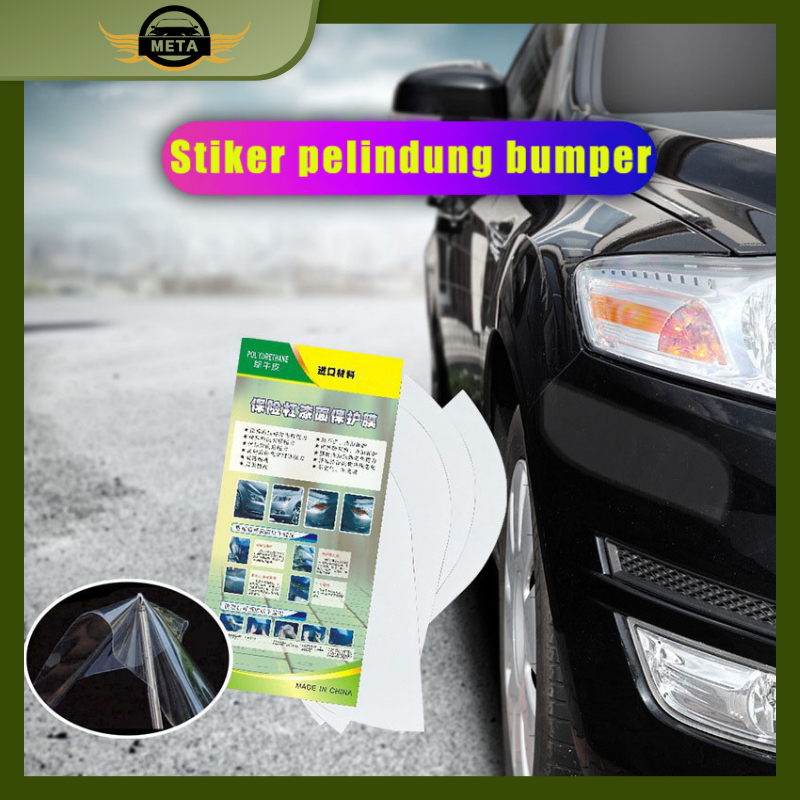 Jual [Meta] 4 Pcs/Set Bumper Guard Pelindung Bemper Sticker Mobil ...